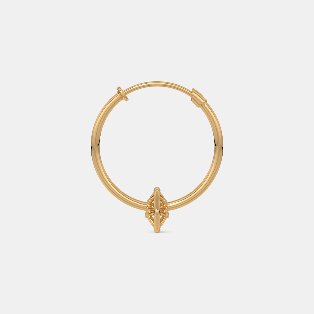 The Peppy Gold Hoop Earrings | BlueStone.com