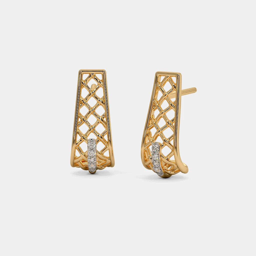 The Penni J Hoop Earrings | BlueStone.com
