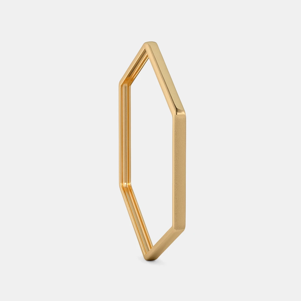 The Elysara Geometric Bangle | BlueStone.com