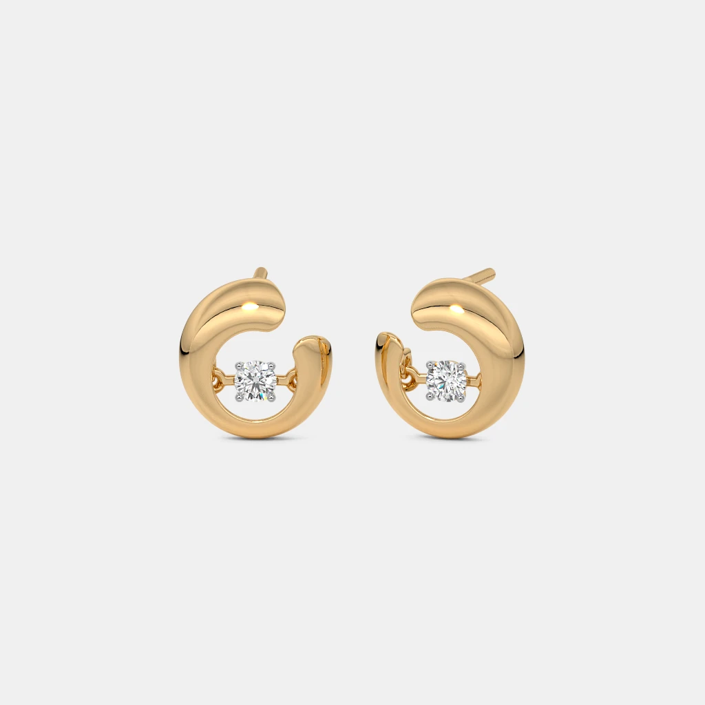 The Swaya Stud Earrings | BlueStone.com