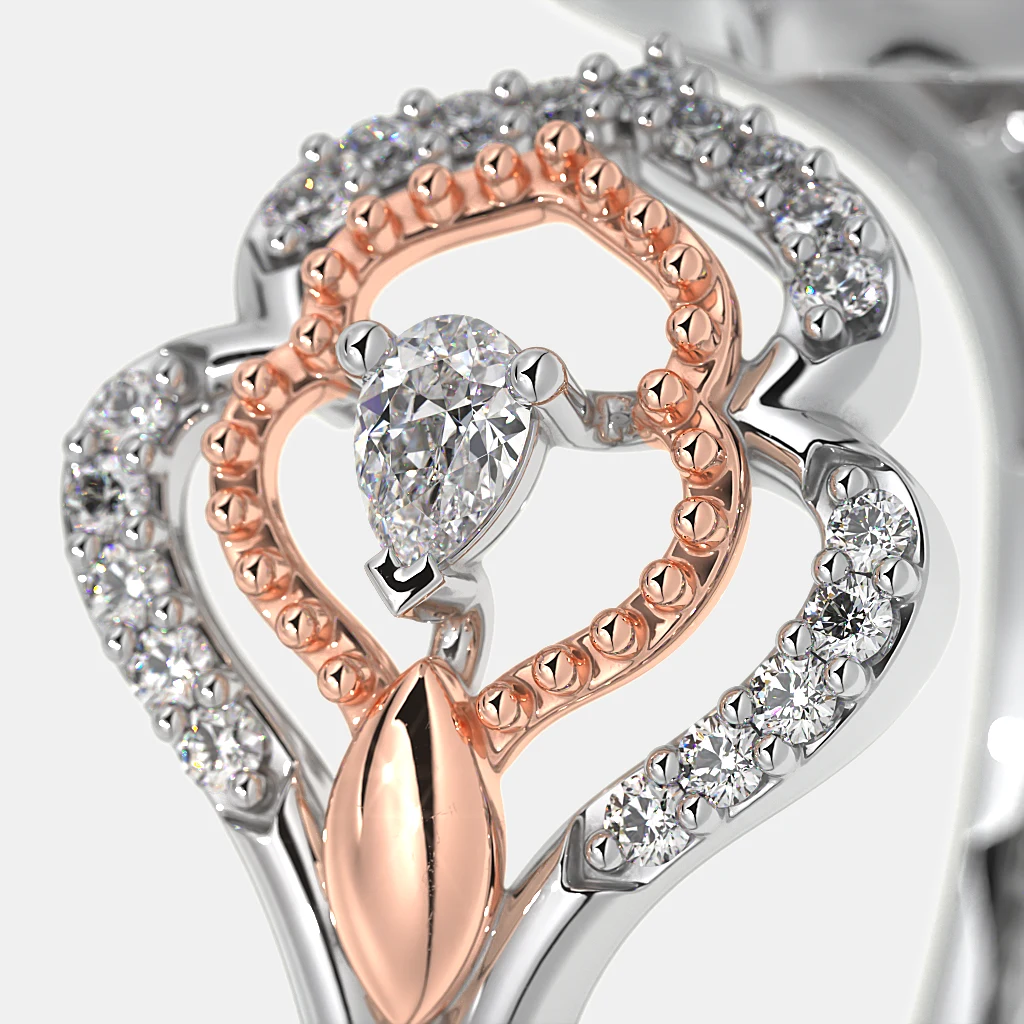 The Fairy Iris Top Open Ring | BlueStone.com