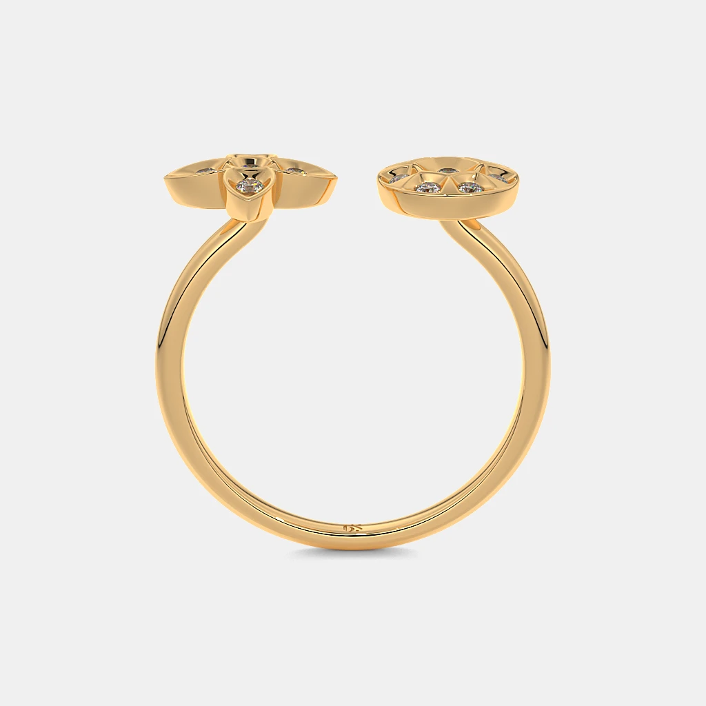 The Dimitra Top Open Ring | BlueStone.com