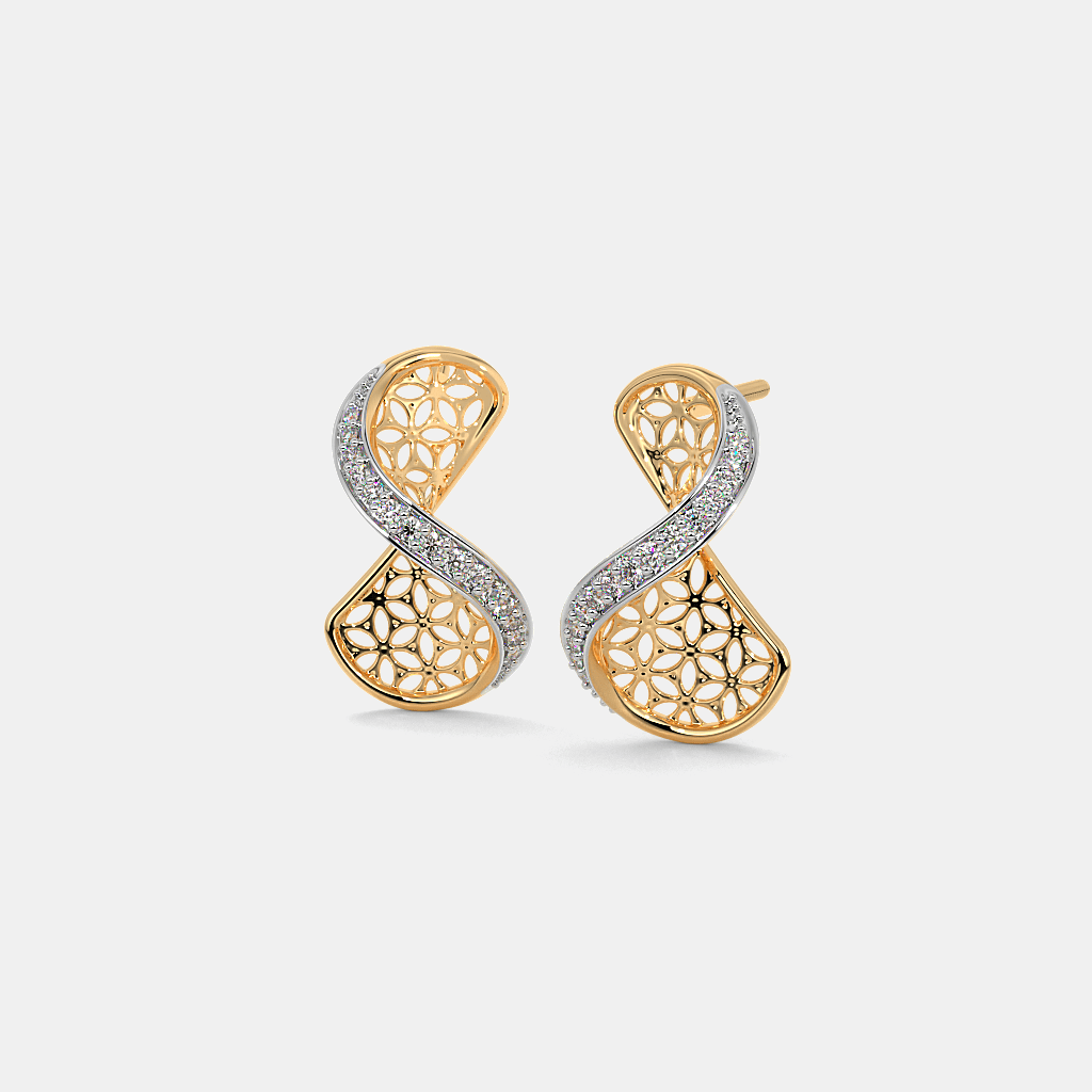 The Gaella Stud Earrings | BlueStone.com