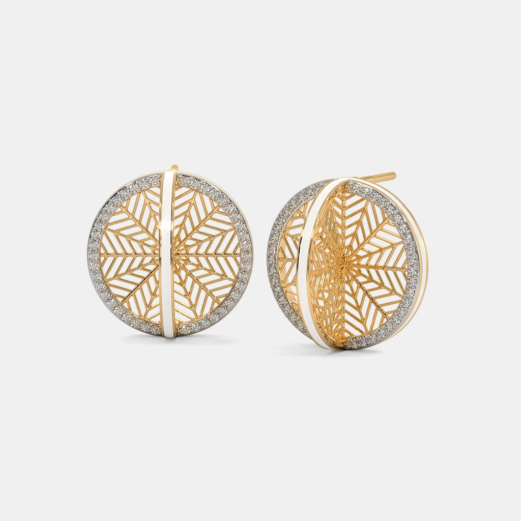 The Yvonne Stud Earrings | BlueStone.com