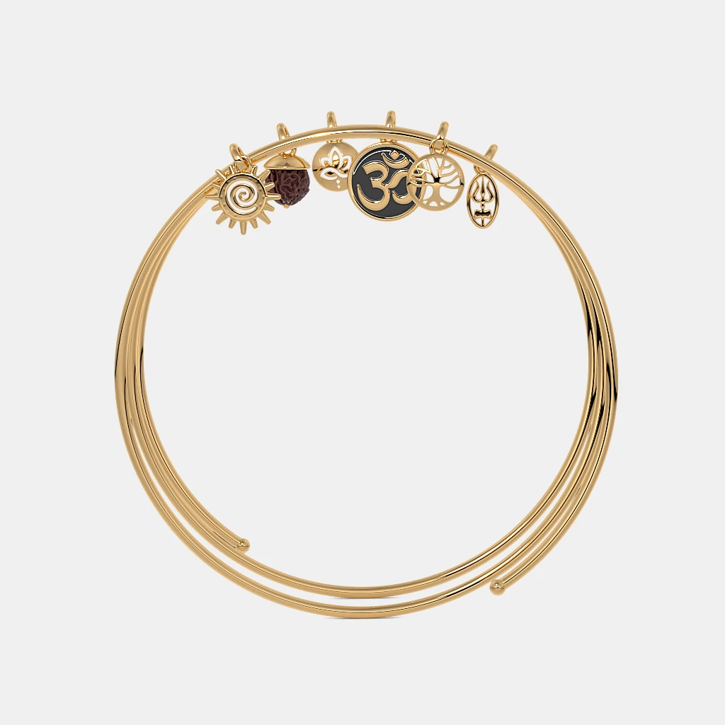 The Aumara Spiral Bangle | BlueStone.com