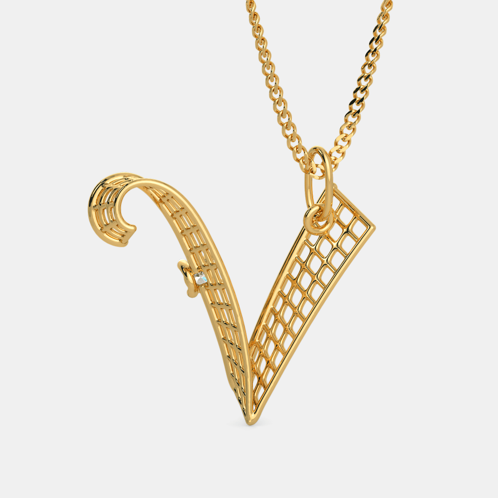 The Vibrant V Pendant | BlueStone.com