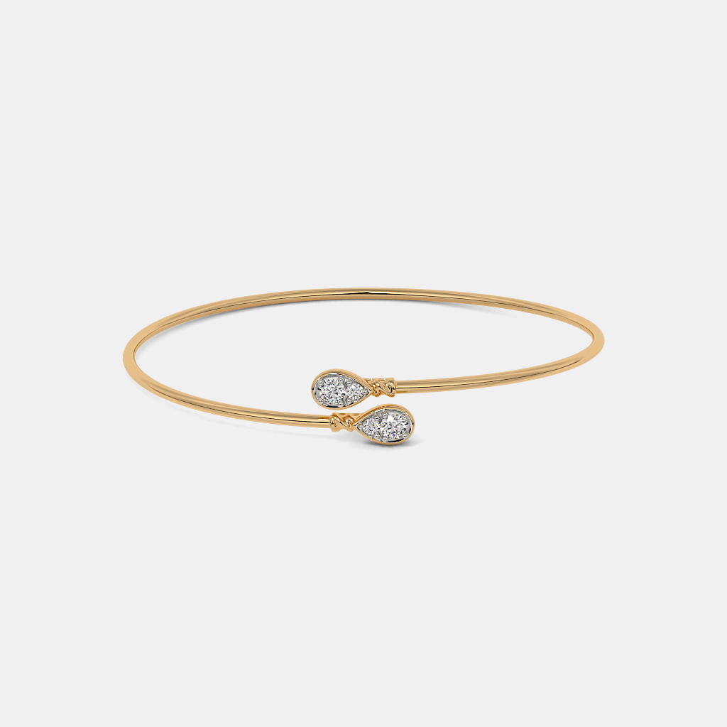 The Jeval Twister Bangle | BlueStone.com
