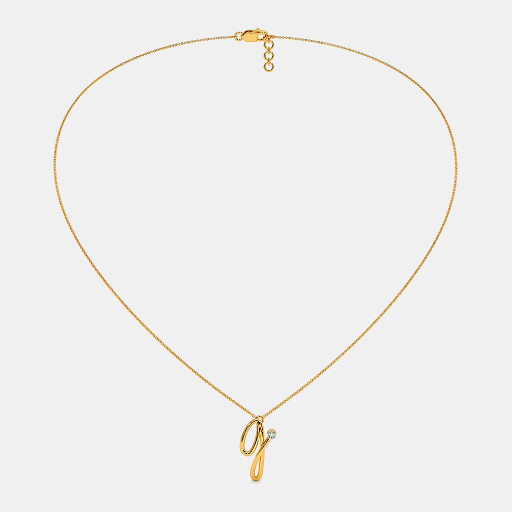 The Cursive G Necklace | BlueStone.com