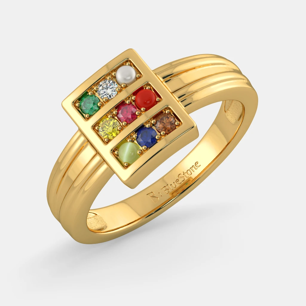 Buy Navaratna Rings Designs Online | BlueStone.com - India's #1 Online ...