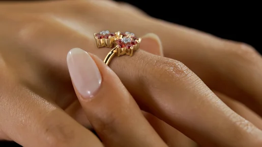 Buy 100+ Ruby Rings Designs Online | BlueStone.com - India's #1 Online ...
