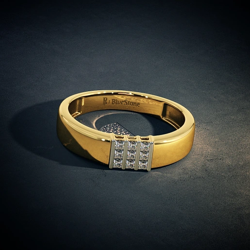 Buy 250+ Men's Diamond Rings Designs Online | BlueStone.com - India's ...
