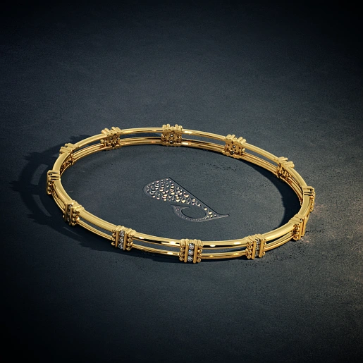 Buy Gold Bangles Designs Online in Yelahanka, Bengaluru | BlueStone.com ...