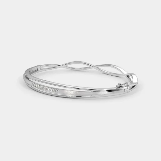 Buy Platinum Bangles Designs Online | BlueStone.com - India's #1 Online ...